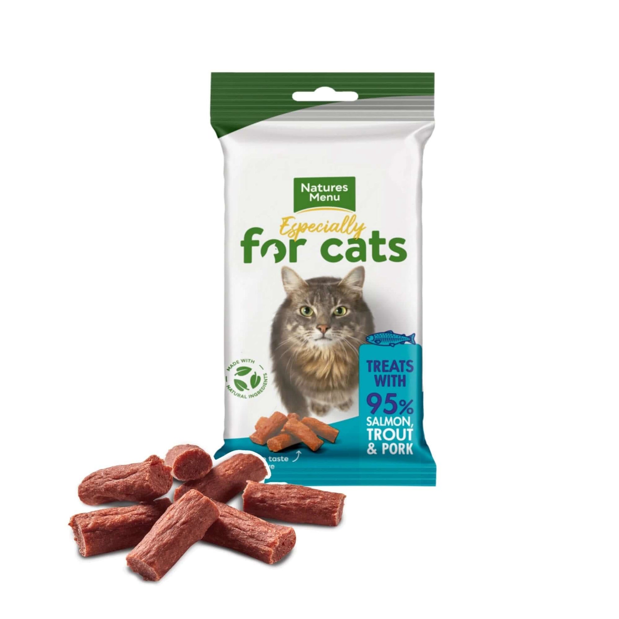 Natures Menu Salmon & Trout Mini Treats for Cats